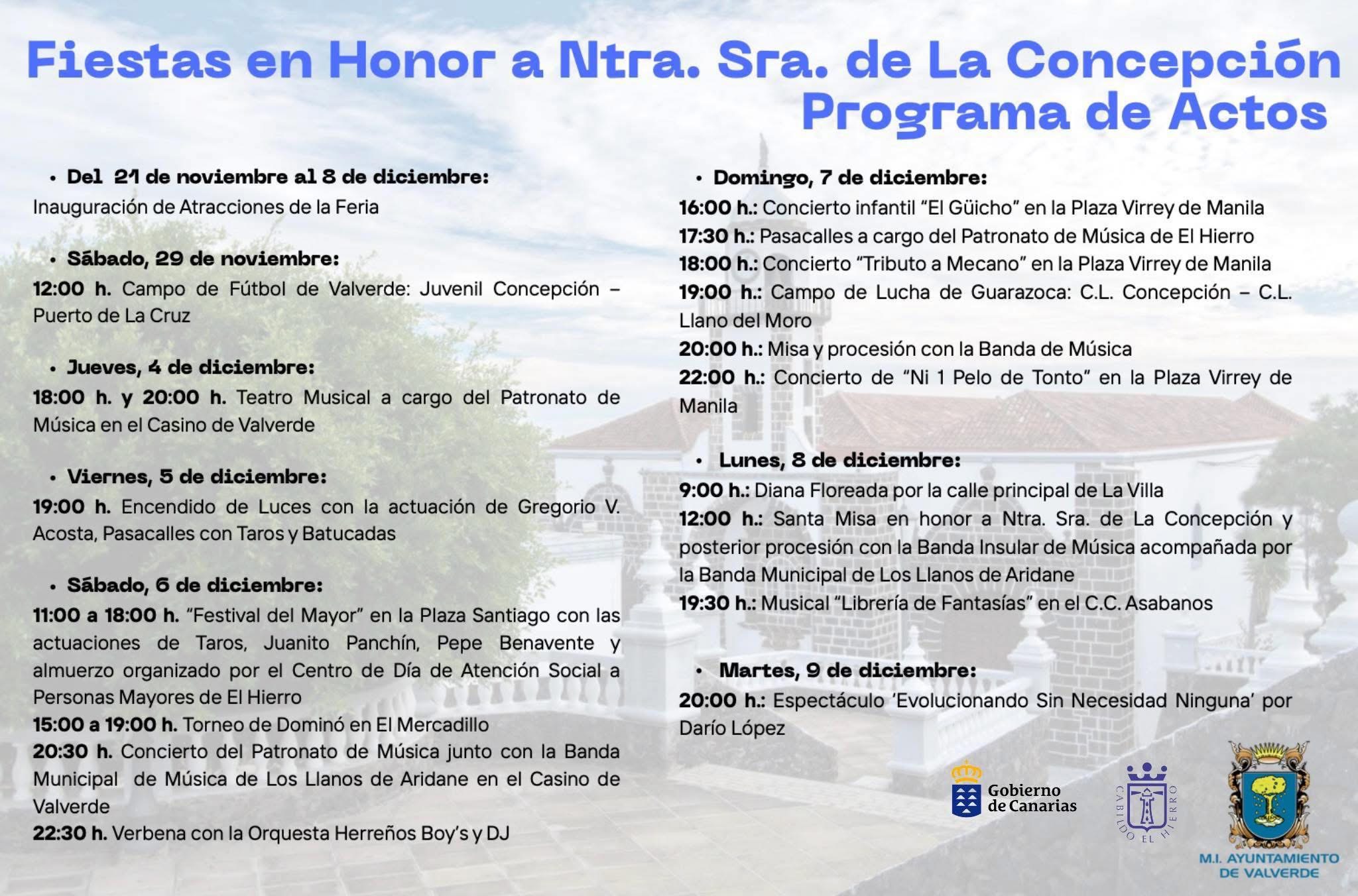 Valverde, La Concepción 2025 - Inicio Canarias Fiestas
